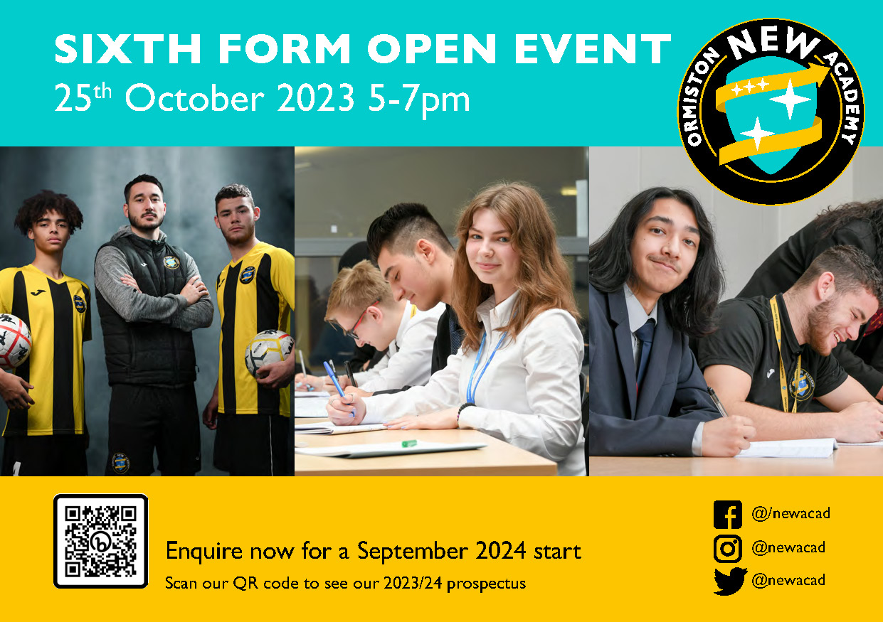 ONEWA - Sixth Form Open Event