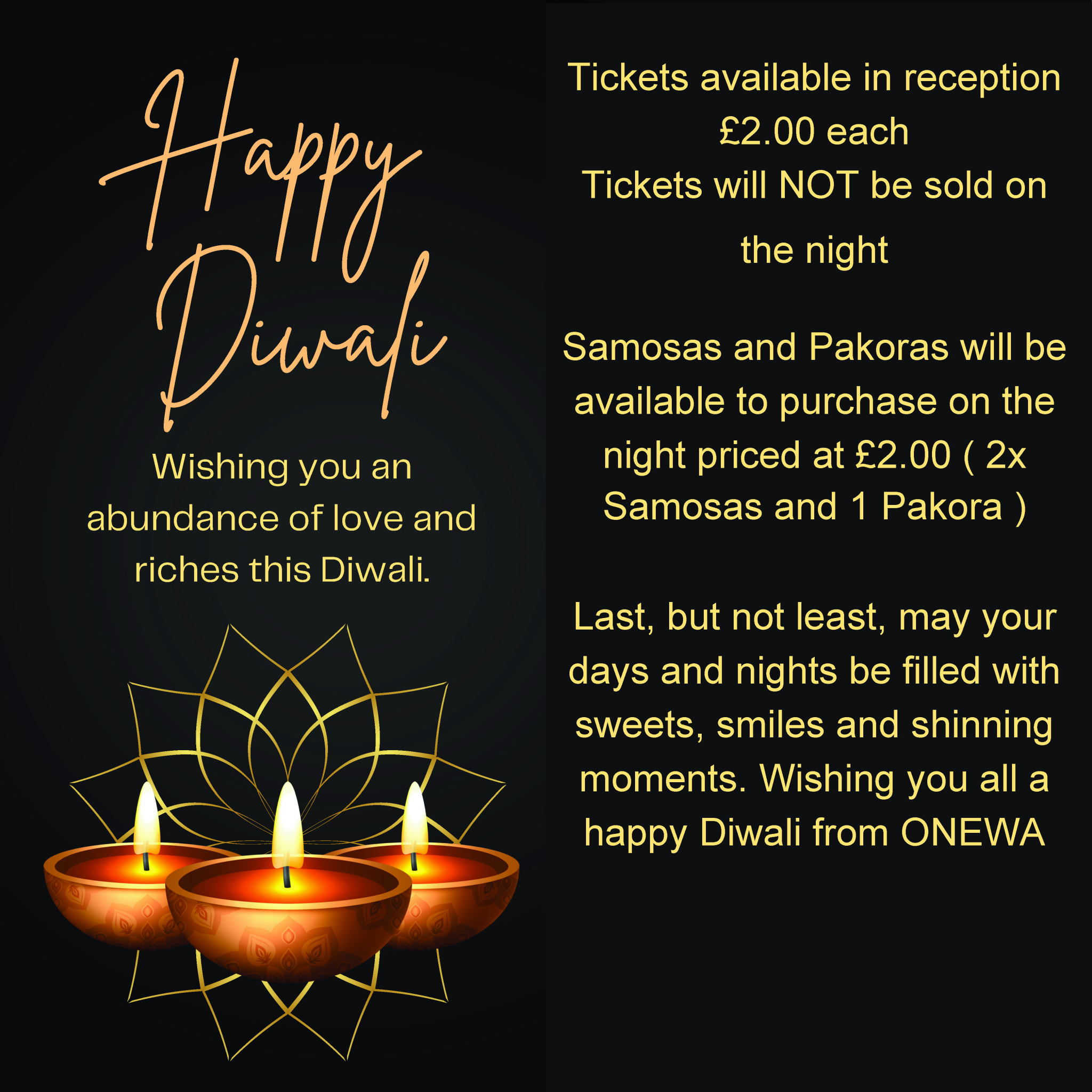ONEWA - Diwali at ONEWA - 19.11.2024